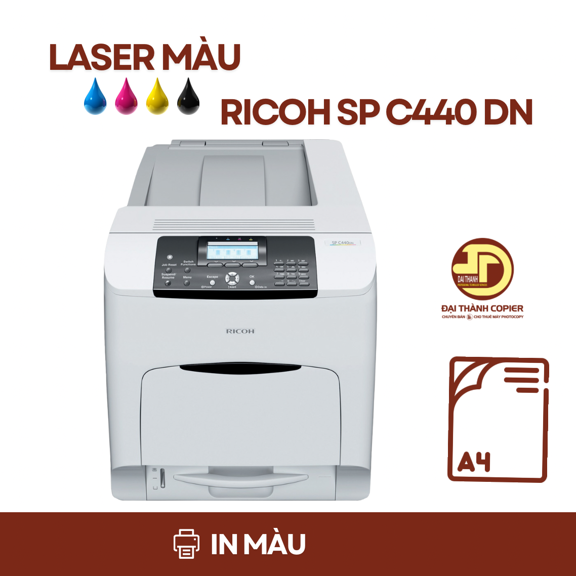 Máy In Màu Ricoh Aficio SP C440DN